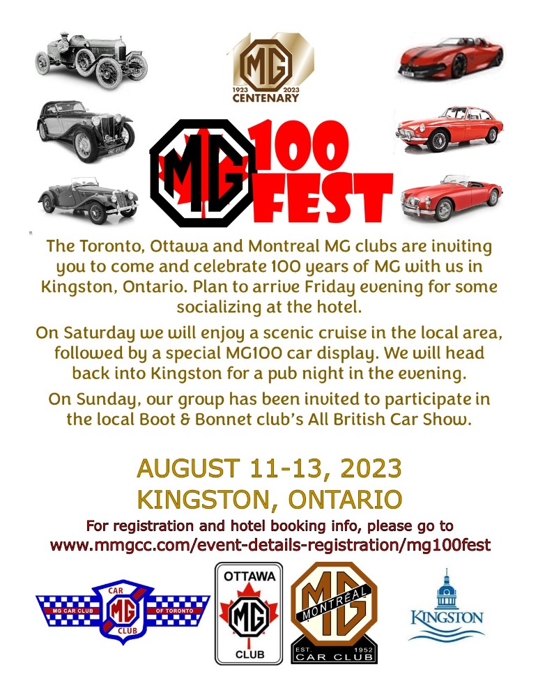 THE ONTARIO MG T REGISTER | Maintain, preserve and enjoy.